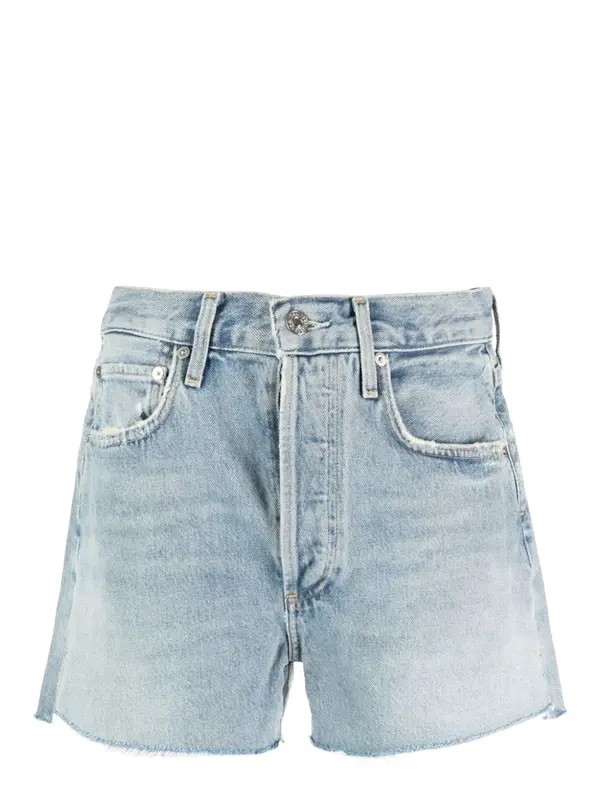 Citizens Of Humanity Marlow Denim Mini Shorts - Blue