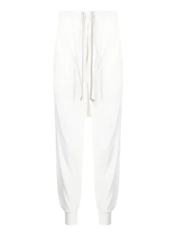 Rick Owens Prisoner Drop-crotch Trousers - White