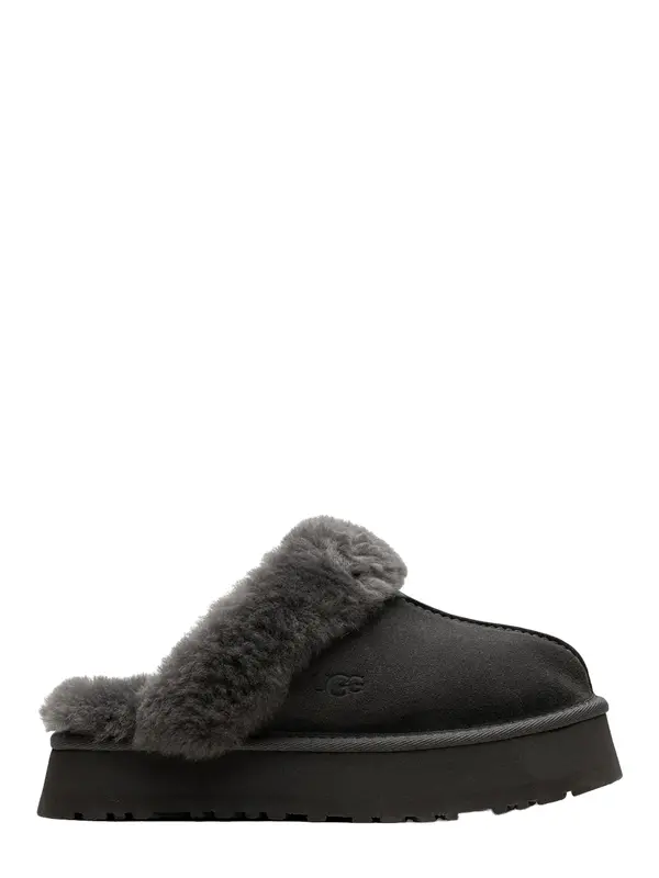 UGG Disquette Platform Slippers - Grey