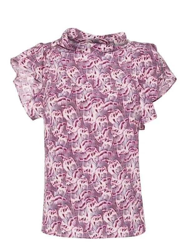 Isabel Marant Valency Asymmetric Blouse - Purple
