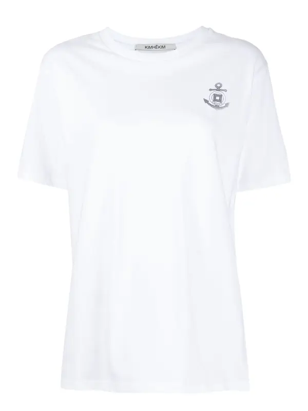 KIMHEKIM Logo-print T-shirt - White