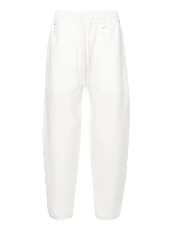 Moncler Panelled Mid-rise Track Trousers - White