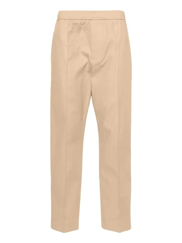 LANVIN Mid-rise Straight-leg Trousers - Neutrals