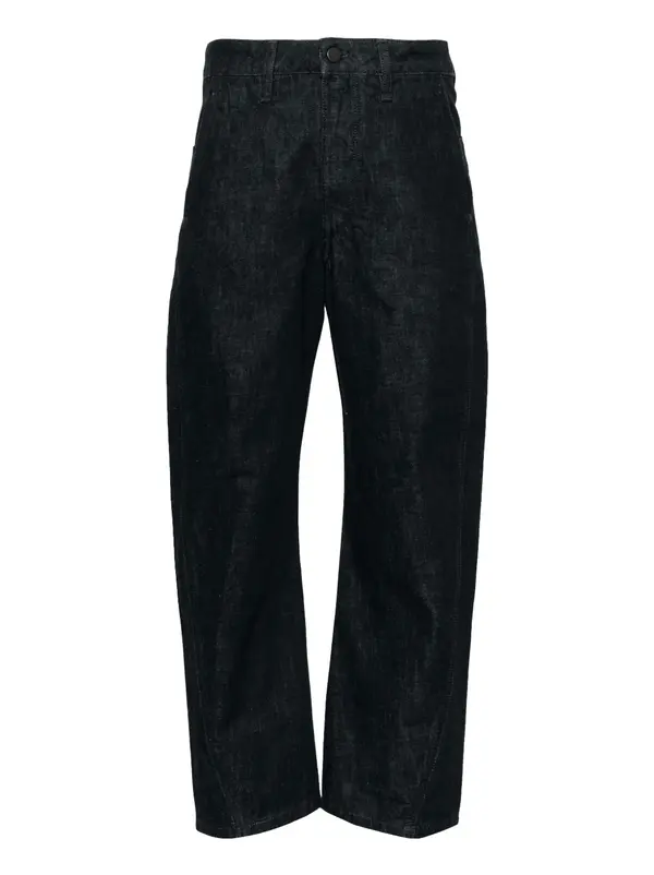 LEMAIRE Twisted High-rise Cropped Jeans - Blue