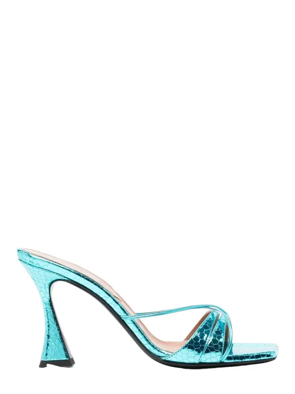 D'ACCORI 100mm Lust Sandals - Blue