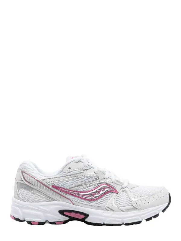 Saucony Lace-up Mesh Sneakers - White