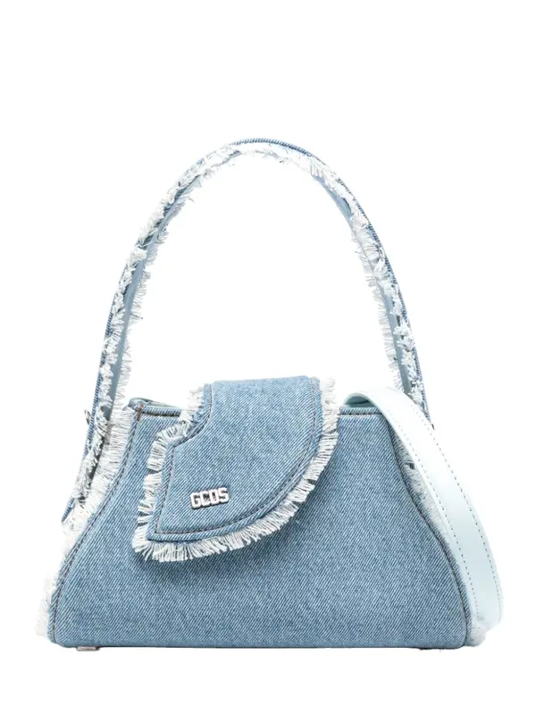 Gcds Comma Denim Bag - Blue