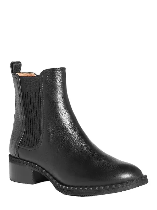 KENNETH COLE Elastic Chelsea Boots - Black