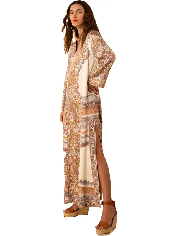 Hale Bob Serenity Maxi Dress - Brown / Neutral