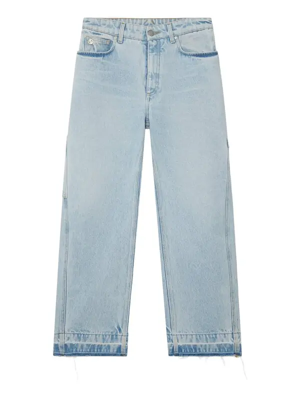 Stella McCartney Wide-leg Mid-rise Jeans - Blue