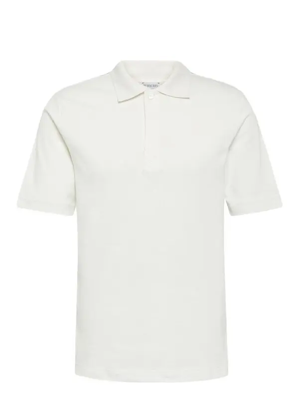 Burberry Cotton Polo Shirt - White