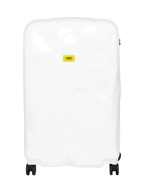 CRASH BAGGAGE Icon Large Suitcase - White