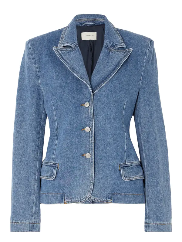 Magda Butrym Denim Blazer - Blue