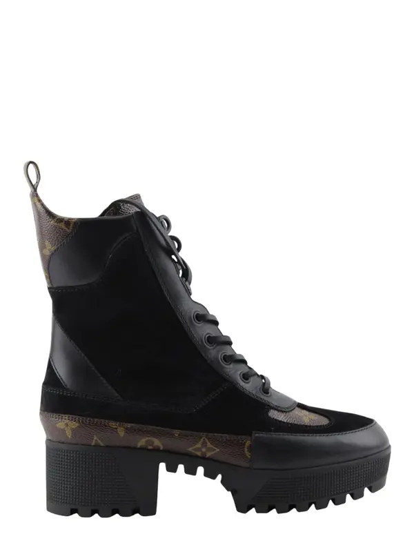 LOUIS VUITTON Laureate Platform Desert Boot - Black