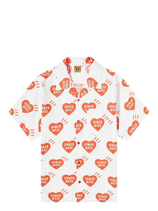 HUMAN MADE Heart Aloha Shirt - White