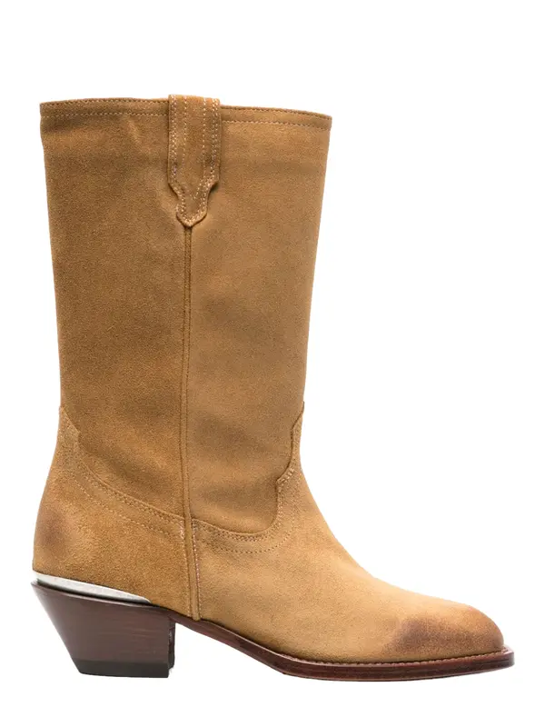 SONORA Santa Fe Suede Boots - Neutrals