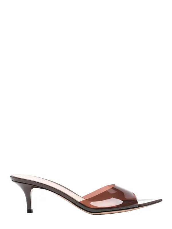 GIANVITO ROSSI 55mm Elle Sandals - Brown
