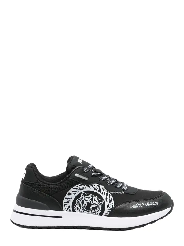 Just Cavalli Tiger Head-print Sneakers - Black