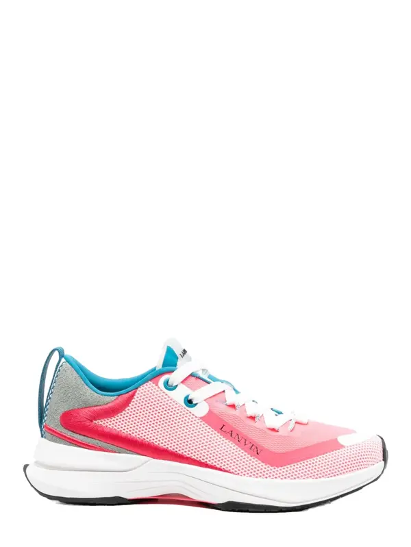 LANVIN Panelled Mesh Sneakers - Pink