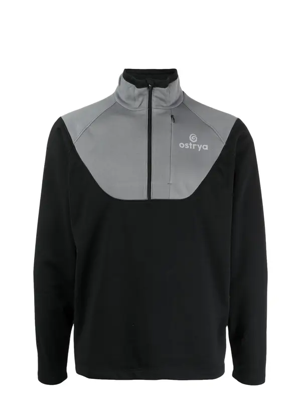 OSTRYA Rove Half-zip Performance Jacket - Black