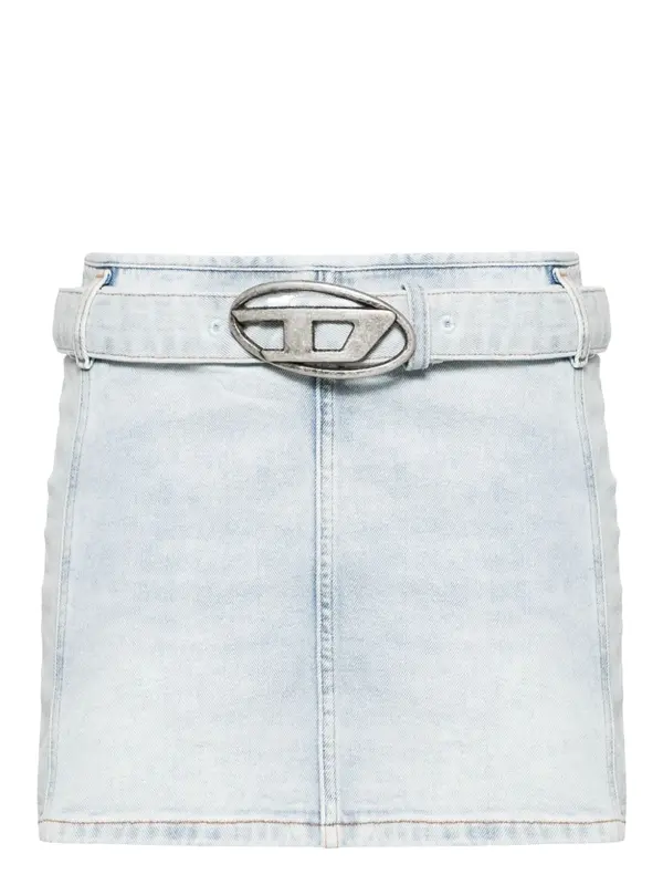 DIESEL De-flip-s Denim Miniskirt - Blue