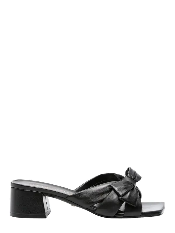 STUART WEITZMAN Sofia 45mm Leather Sandals - Black