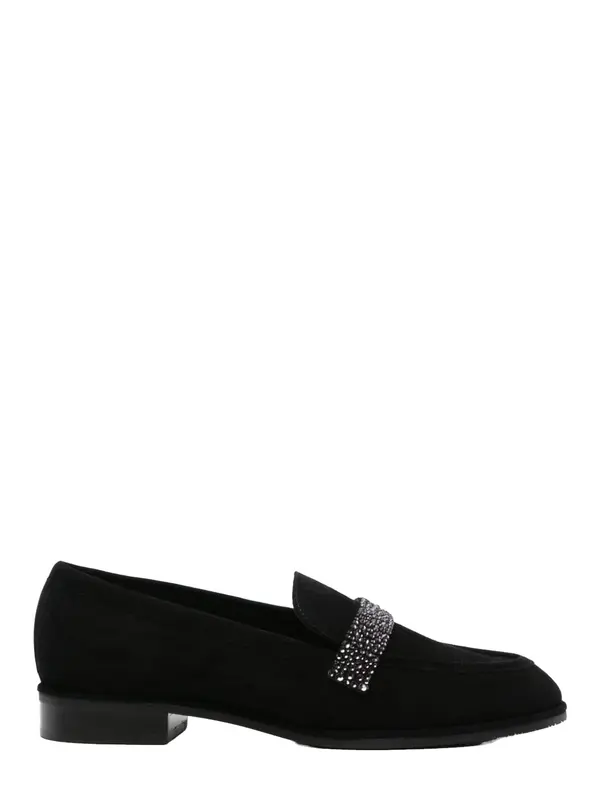 STUART WEITZMAN Palmer Sleek Royale Loafers - Black