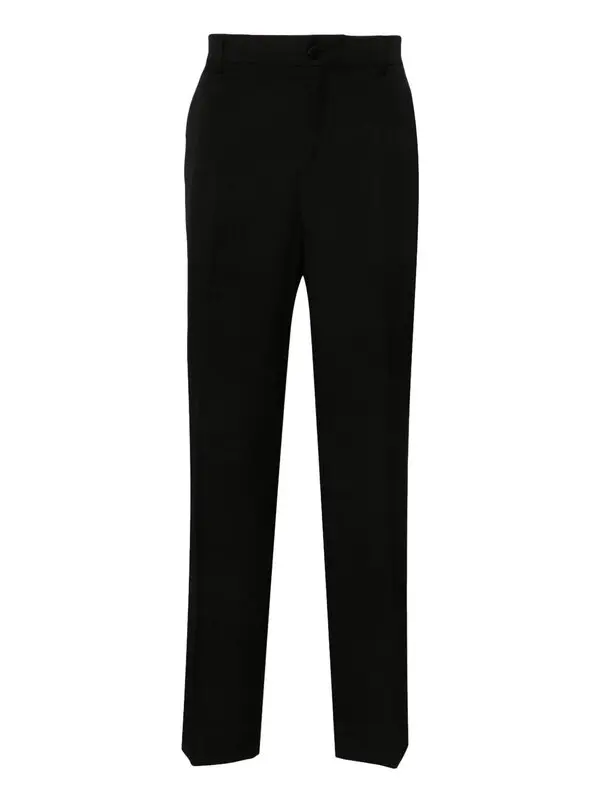 GOLDEN GOOSE Straight-leg Wool Trousers - Black