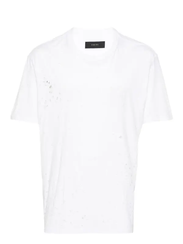 Amiri Core Shotgun Distressed T-shirt - White
