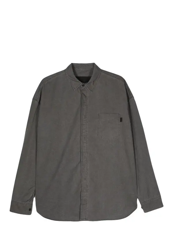 JUUN.J Dyed Taffeta Shirt - Grey