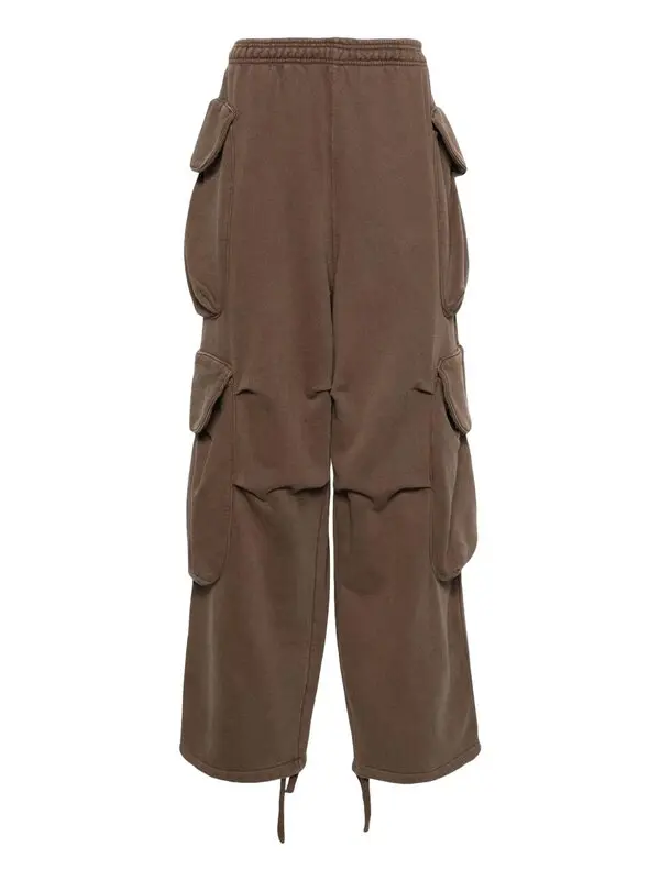 ENTIRE STUDIOS Heavy Gocar Mid-rise Cargo Trousers - Brown