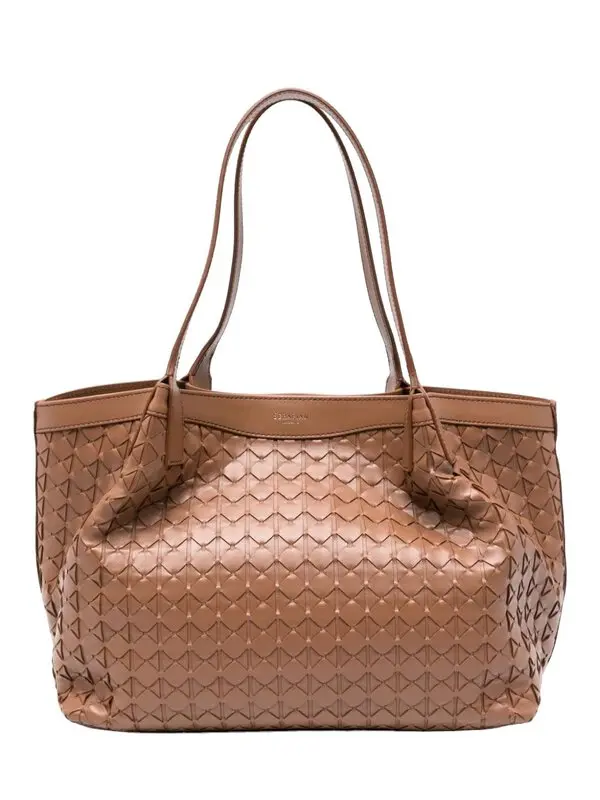 SERAPIAN Small Secret Tote Bag - Brown