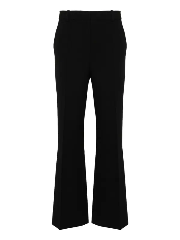 Victoria Beckham Tailored Flared Trousers - Black