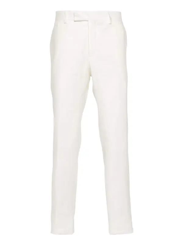 LARDINI Slim-fit Chino Trousers - Neutrals