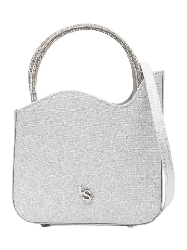 LE SILLA Ivy Glitter Tote - Silver