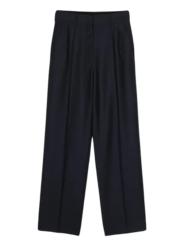 BLAZÉ MILANO Pleated Tailored Trousers - Blue