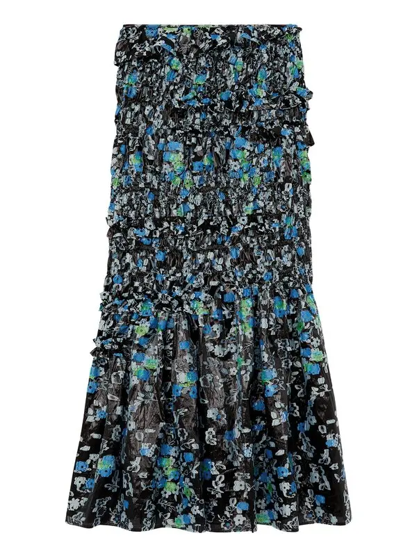 Cecilie Bahnsen Vianca Skirt - Black,aqua