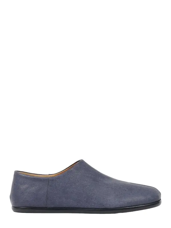 MAISON MARGIELA Tabi Leather Babouche Shoes - Blue