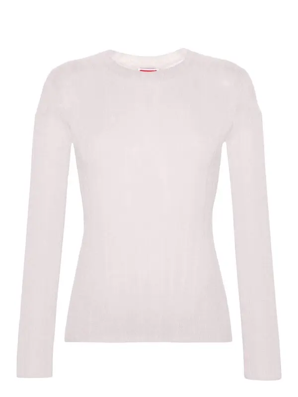 Kenzo Ribbed Open-knit Jumper - Pink