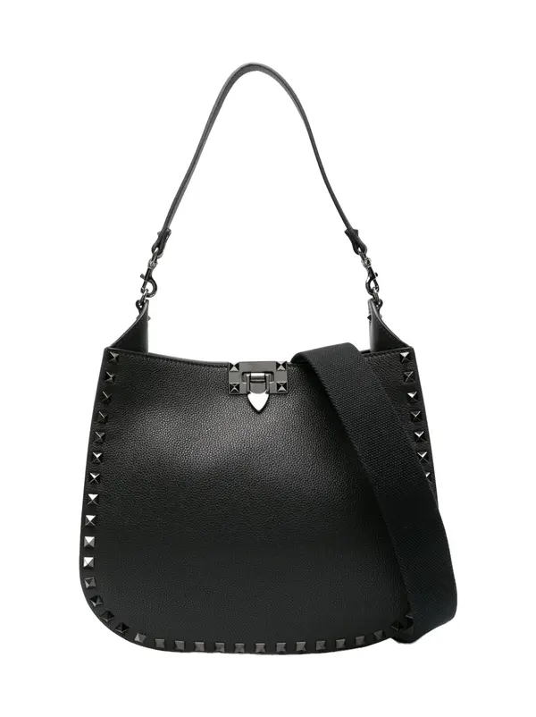 Valentino Garavani Rockstud Hobo Bag - Black