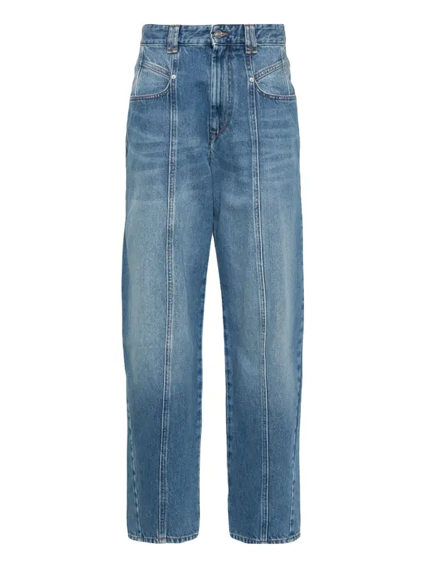 Isabel Marant Vetan High-rise Boyfriend Jeans - Blue