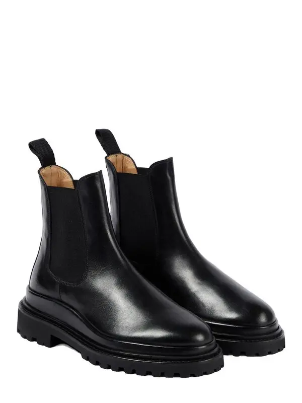 Isabel Marant Ceilee Leather Chelsea Boots - Black