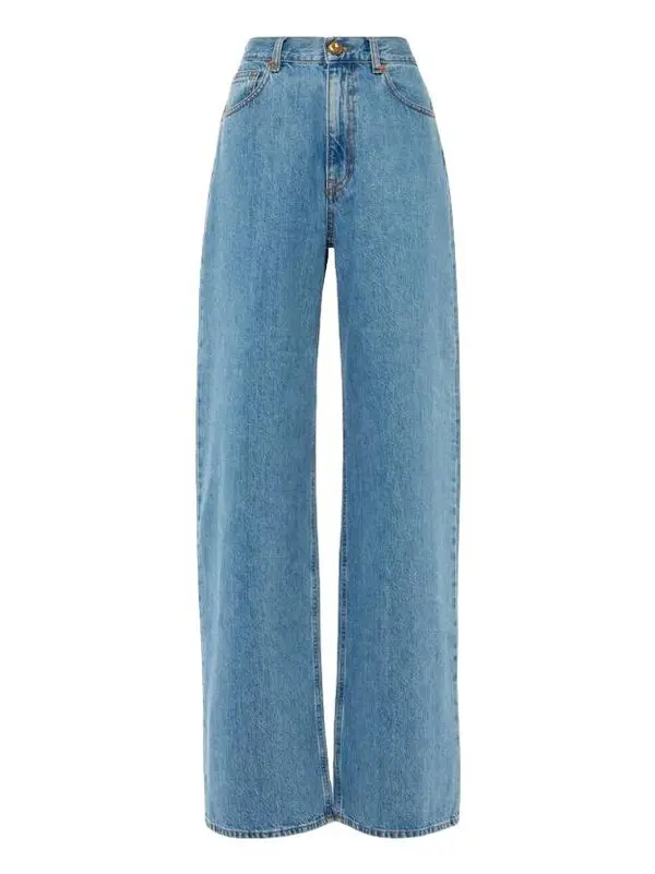 BLAZÉ MILANO Java High-rise Wide-leg Jeans - Blue