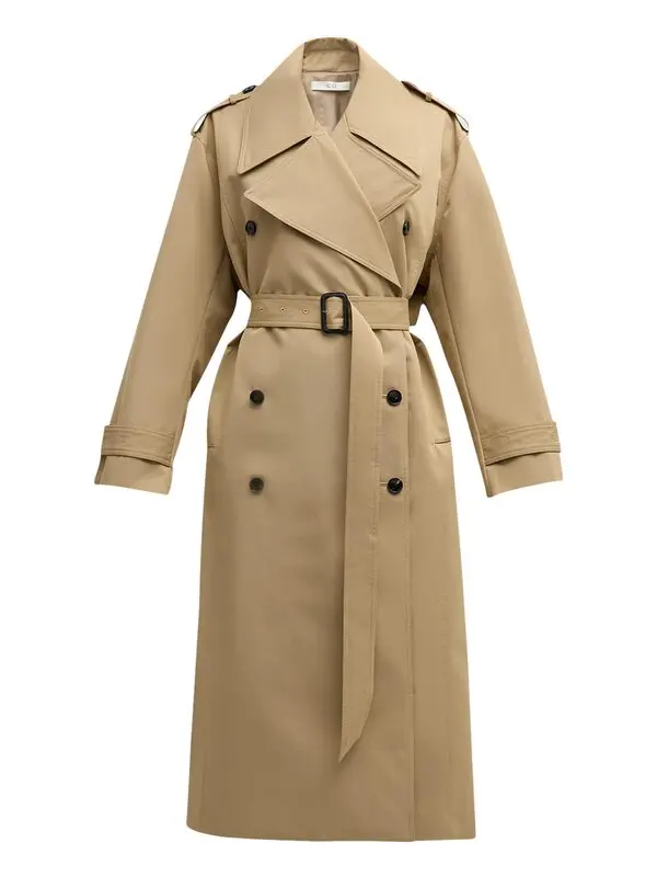 Co - Co Oversized Belted Trench Coat