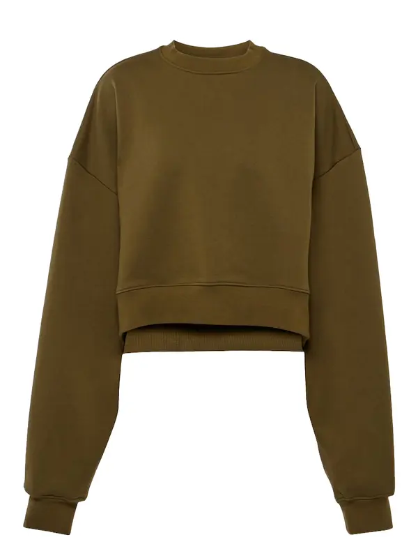 Wardrobe.NYC X Hailey Bieber Cotton Jersey Top - Green