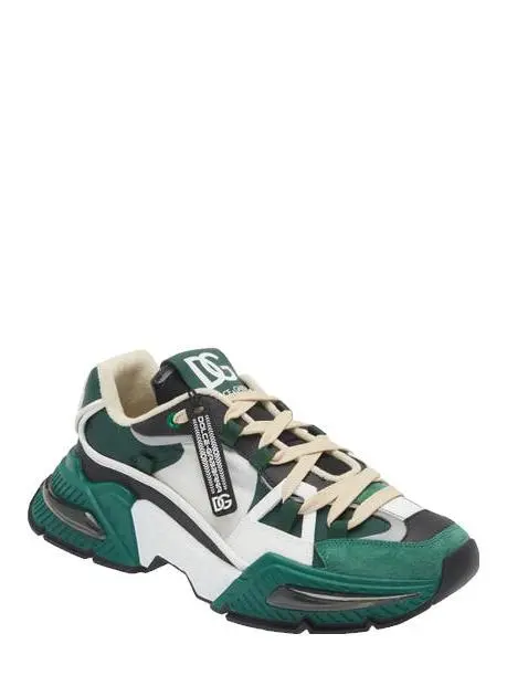 Dolce & Gabbana Airmaster Low-top Sneakers - Verde/ Nero