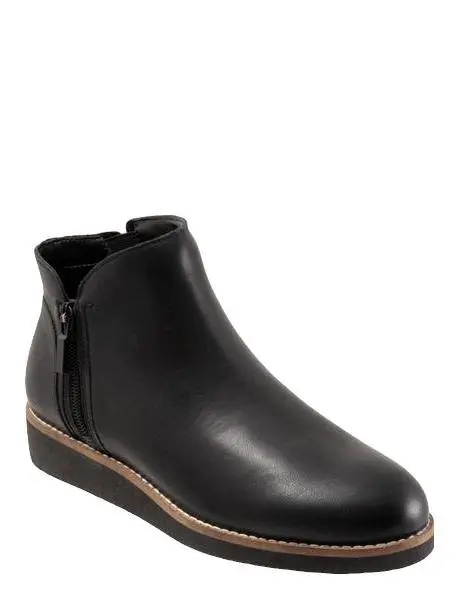 Softwalk Wesley Bootie - Black Smooth