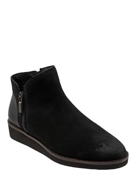 Softwalk Wesley Bootie - Black Suede