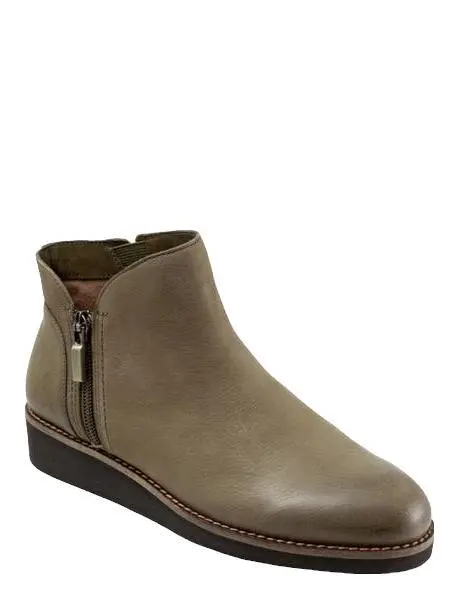 Softwalk Wesley Bootie - Olive Leather