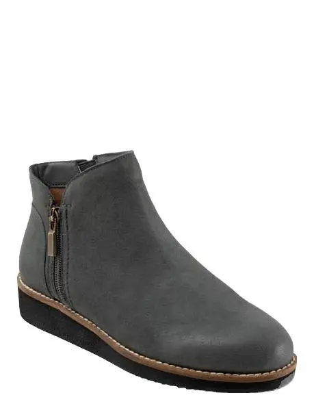 Softwalk Wesley Bootie - Smoke Nubuck